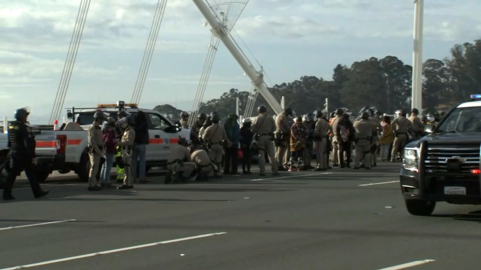 New California bill would double penalties for protestors who obstruct ...