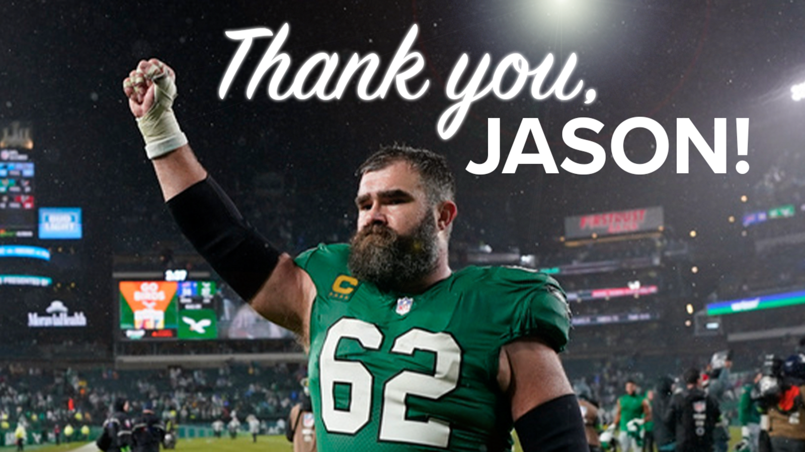 Watch: Taking a look back at Jason Kelce's 13 years in Philadelphia ...