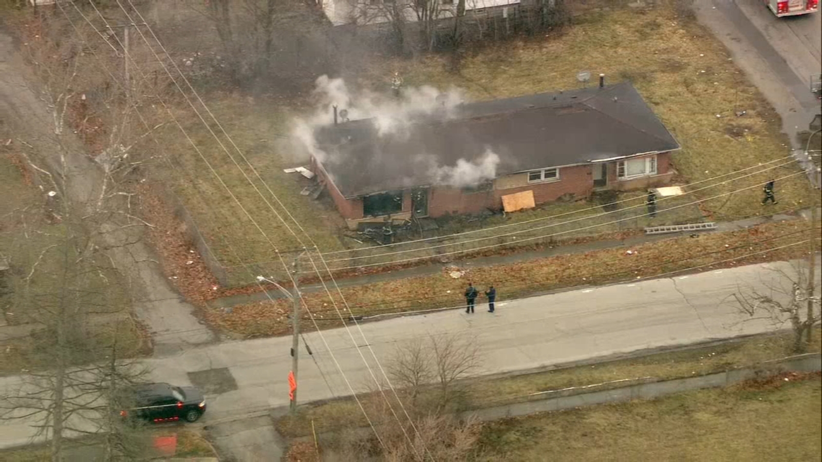 Harvey fire: Firefighters battle 2 fires blocks away on Wood Street ...