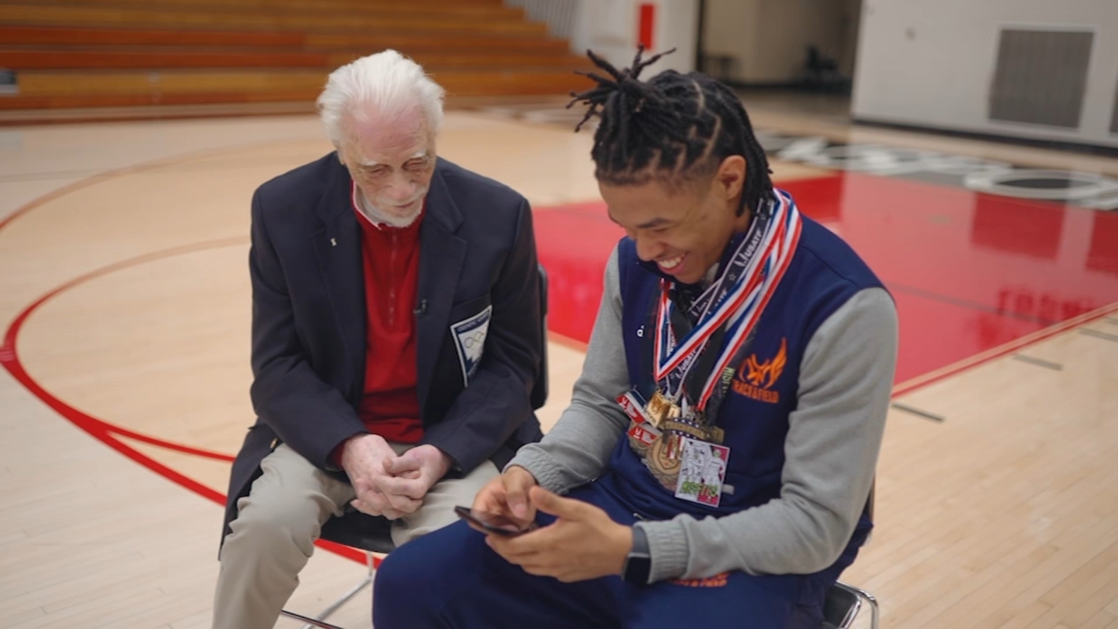Black History Month: Val Warner's son and track star Max meets Olympic ...