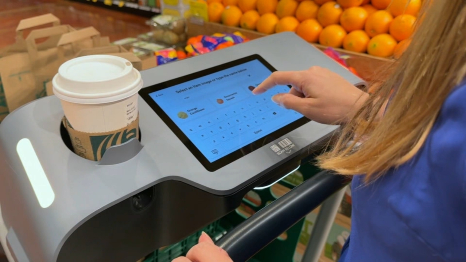 Amazon rolls out smart shopping carts at San Mateo Whole Foods, with ...