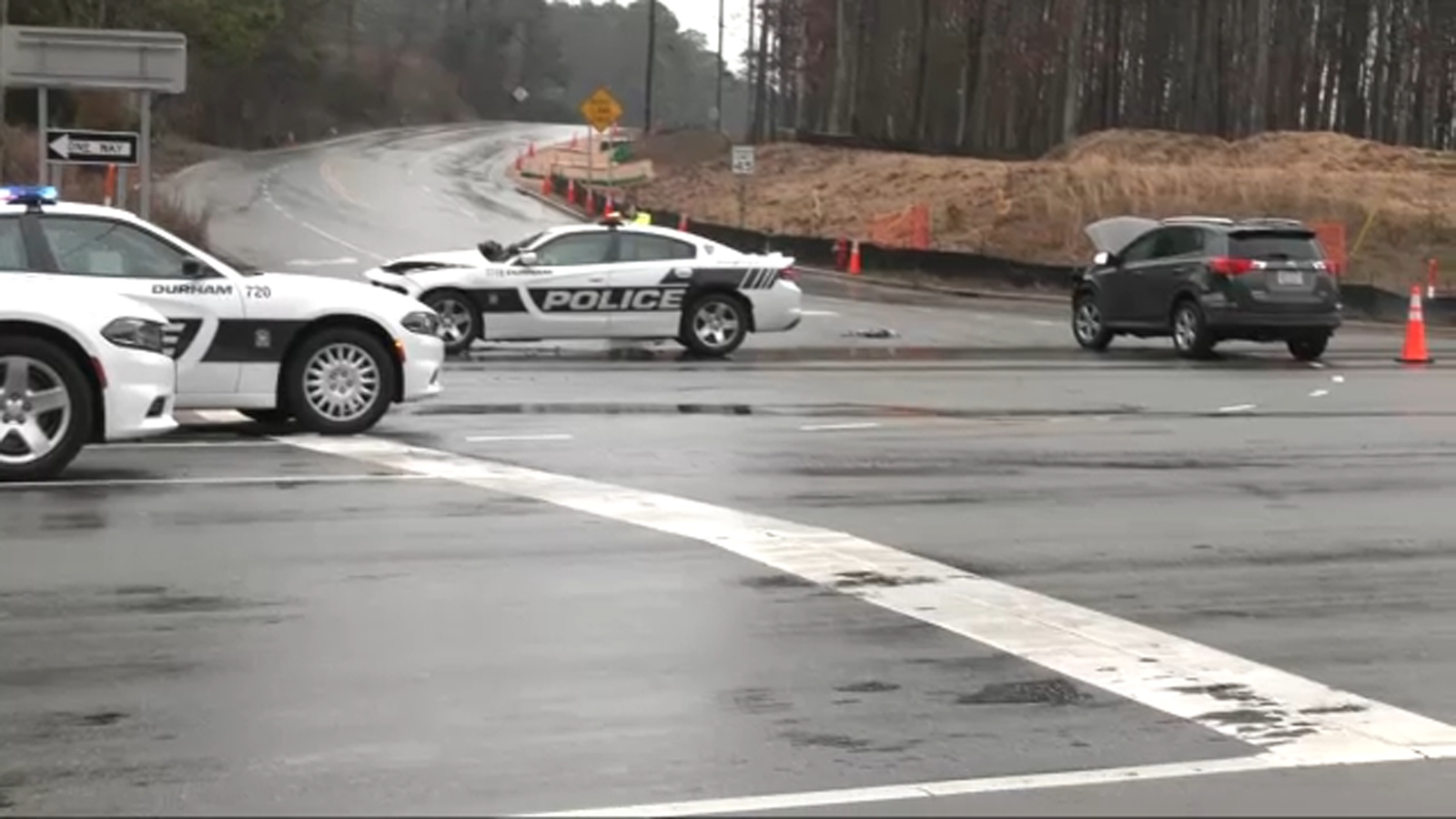 Durham police car involved in crash on US 70 - ABC11 Raleigh-Durham