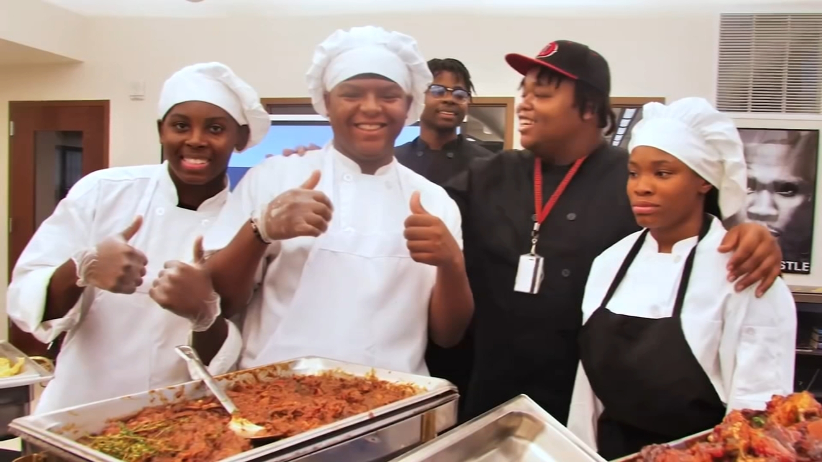 Culinary students from Dobbins Technical School in Philadelphia raise ...