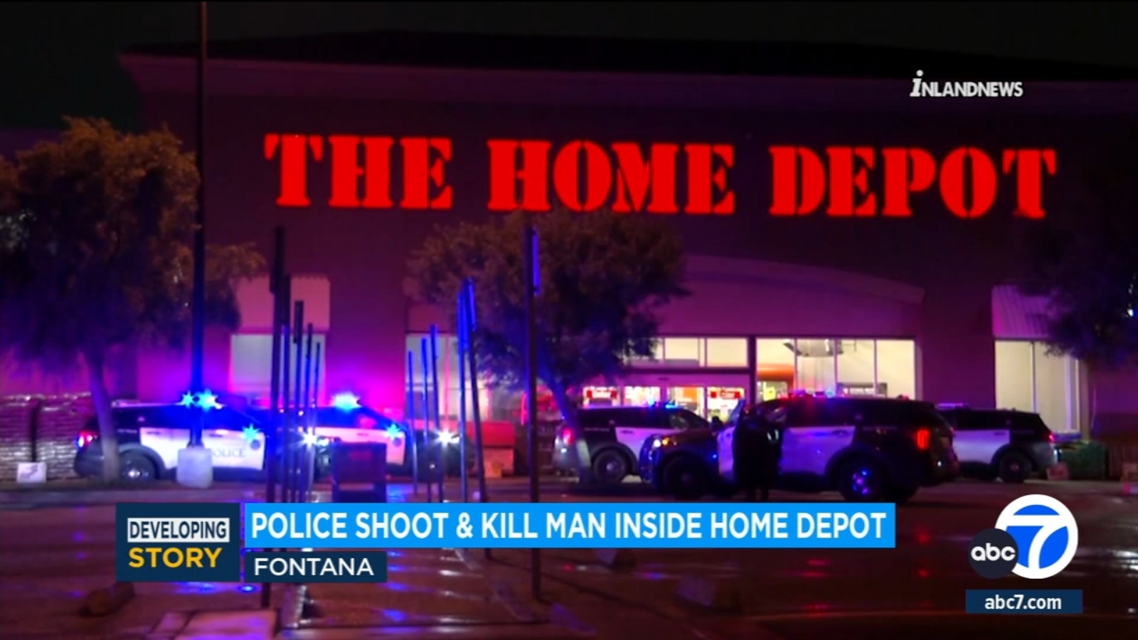 Fontana police fatally shoot armed man inside Home Depot - ABC7 Los Angeles