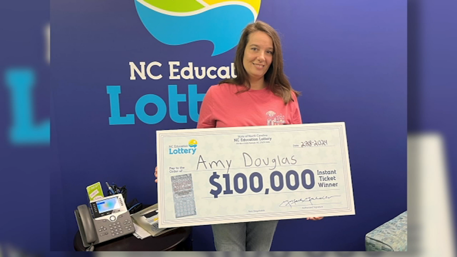 NC lottery | Moore County woman wins $100,000 prize on scratch-off ...