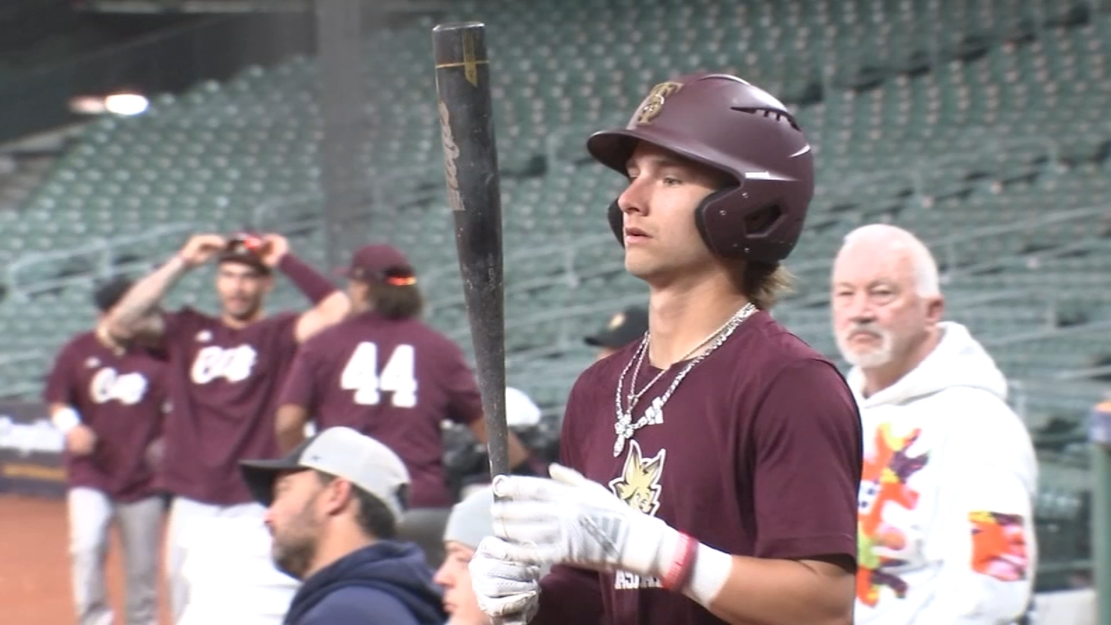 Astros Foundation College Classic 2024: Texas State baseball player Chase Mora brings record ...