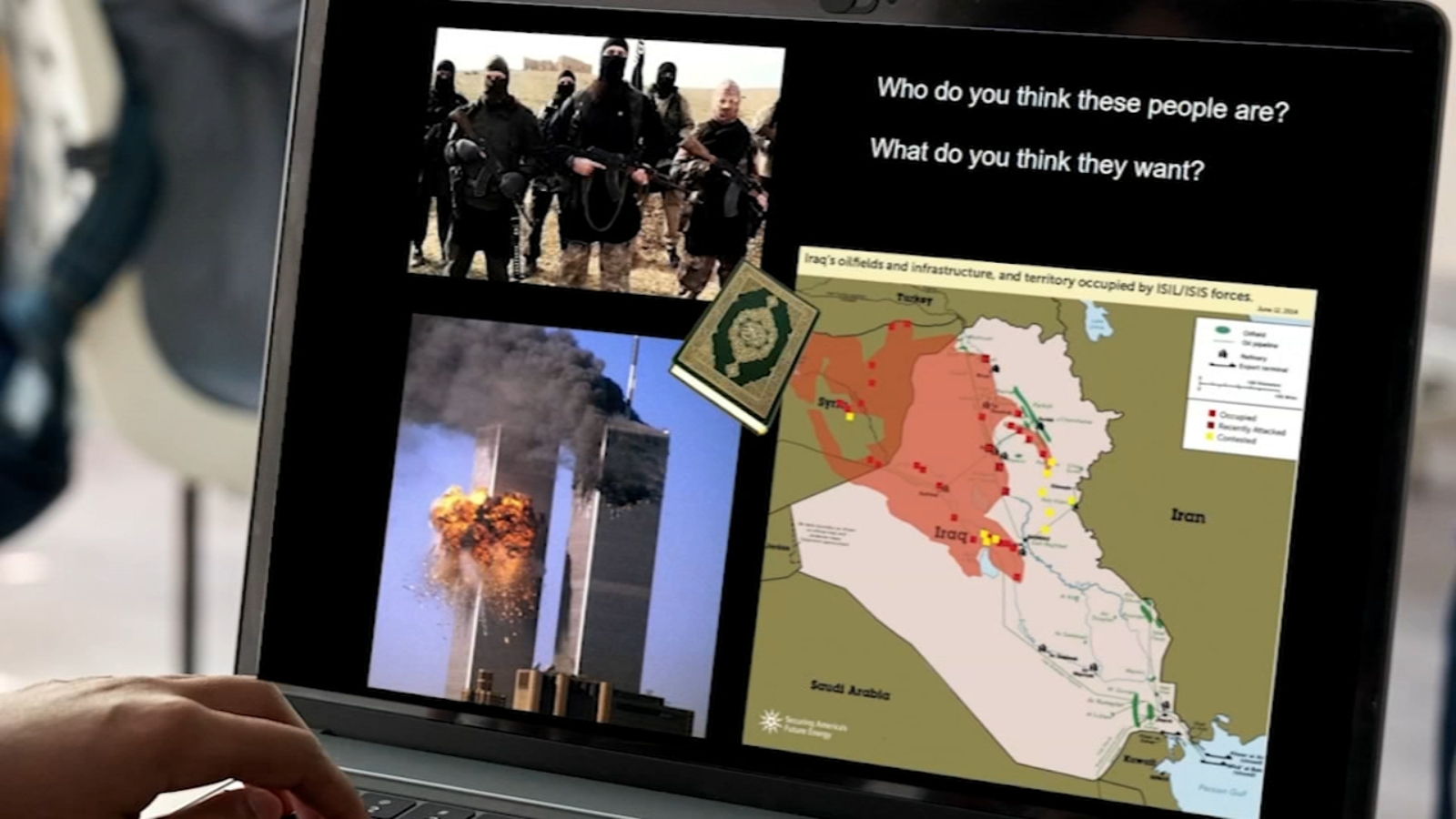 Fort Bend ISD social studies lesson at Fort Settlement Middle School ...