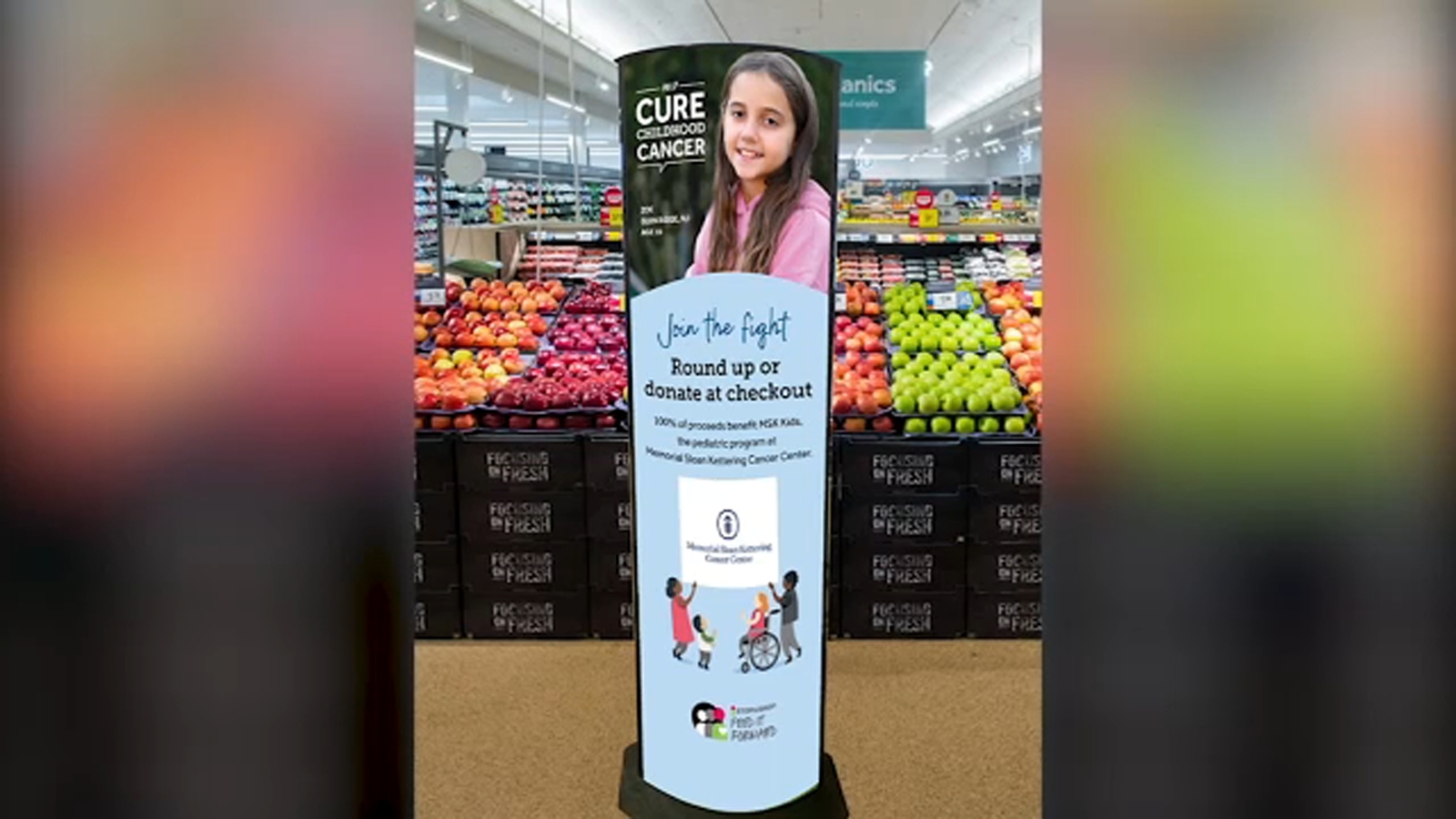 Face of Stop & Shop Help Cure Childhood Cancer campaign sets sighting ...