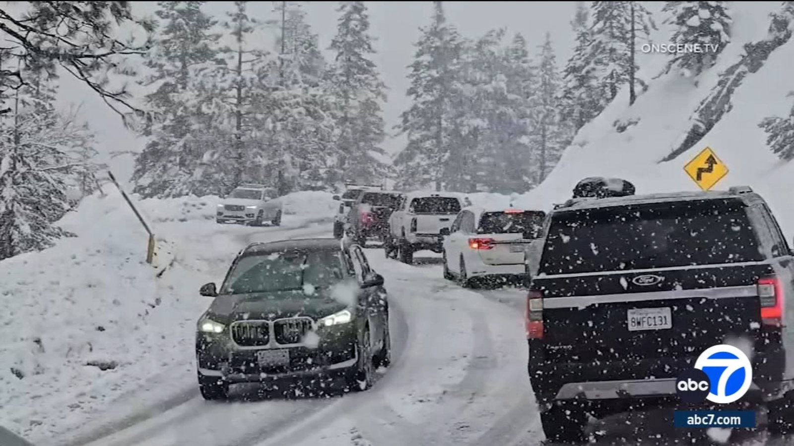 Skiers and snowboarders in Inland Empire enjoy the fresh snow following ...