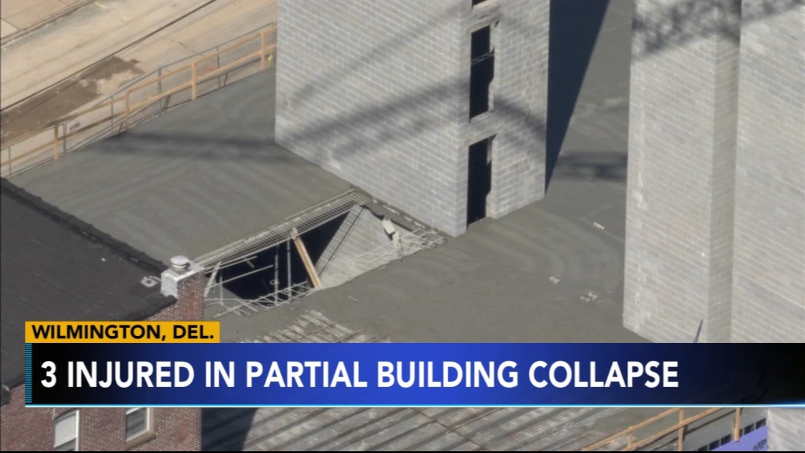 3 construction workers injured after partial building collapse 4th and ...