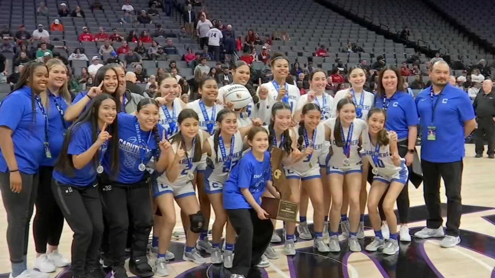Caruthers girls' basketball team wins CIF state championship - ABC30 Fresno