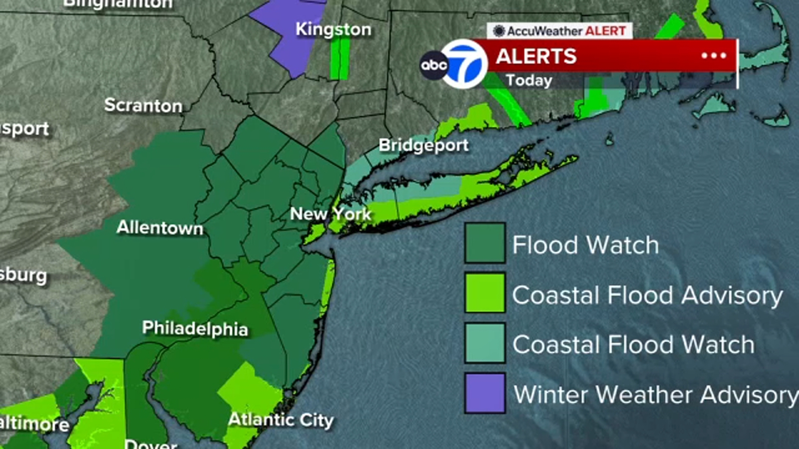 NYC weather: Soaking rain, flood threat returns this weekend - ABC7 New York
