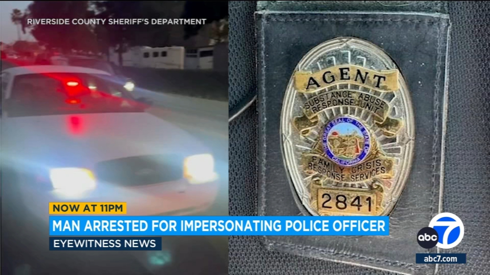 70-year-old Riverside County man allegedly posed as officer with fake ...