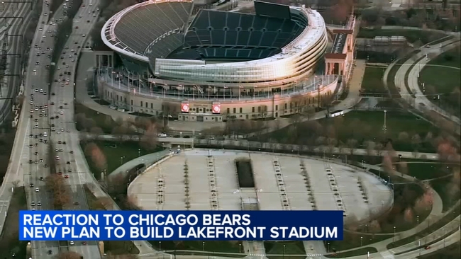 Chicago Bears new stadium update: Team to build dome along lakefront ...