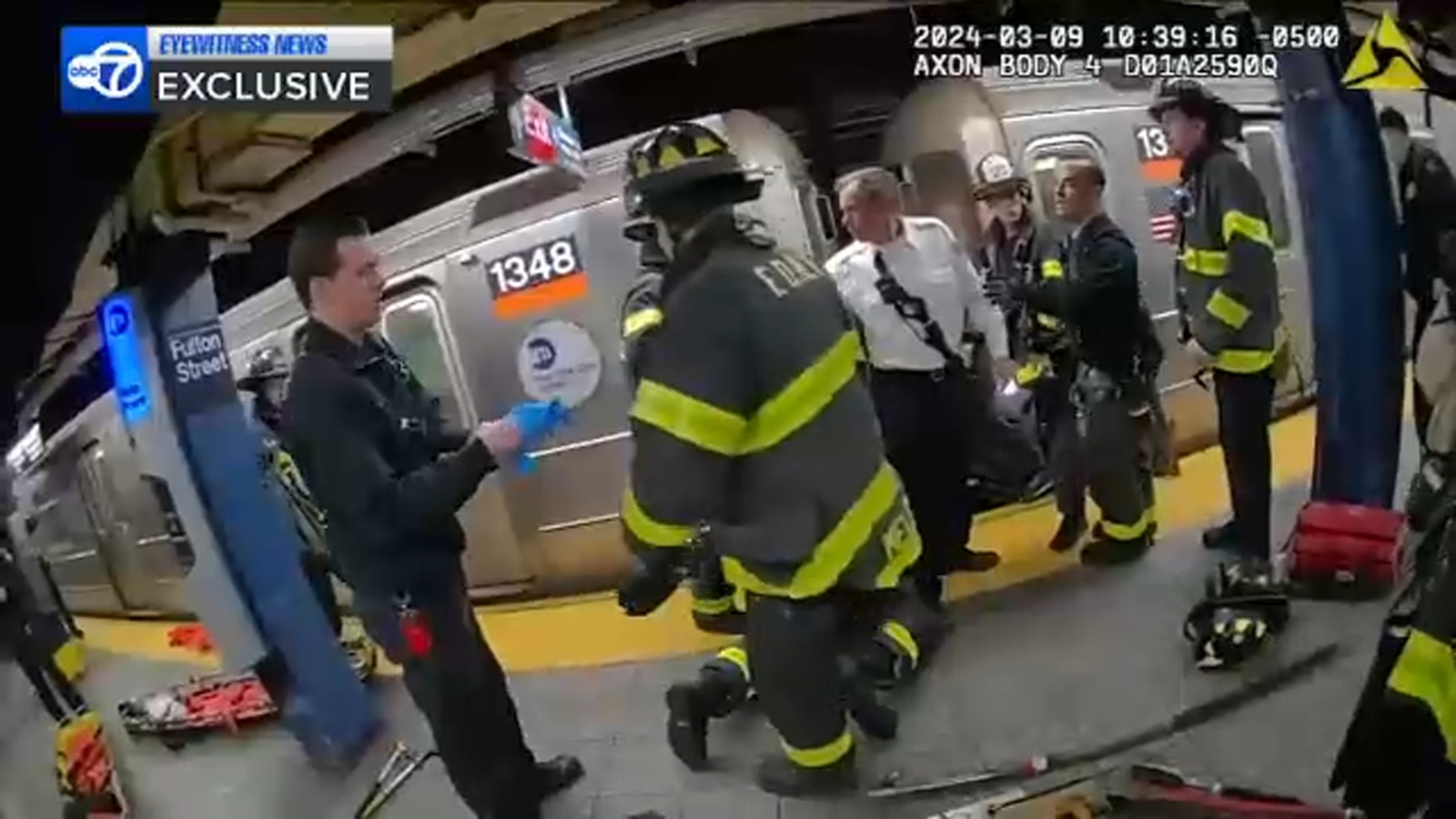 NYPD ESU officers detail rescue of woman pushed on subway tracks at ...