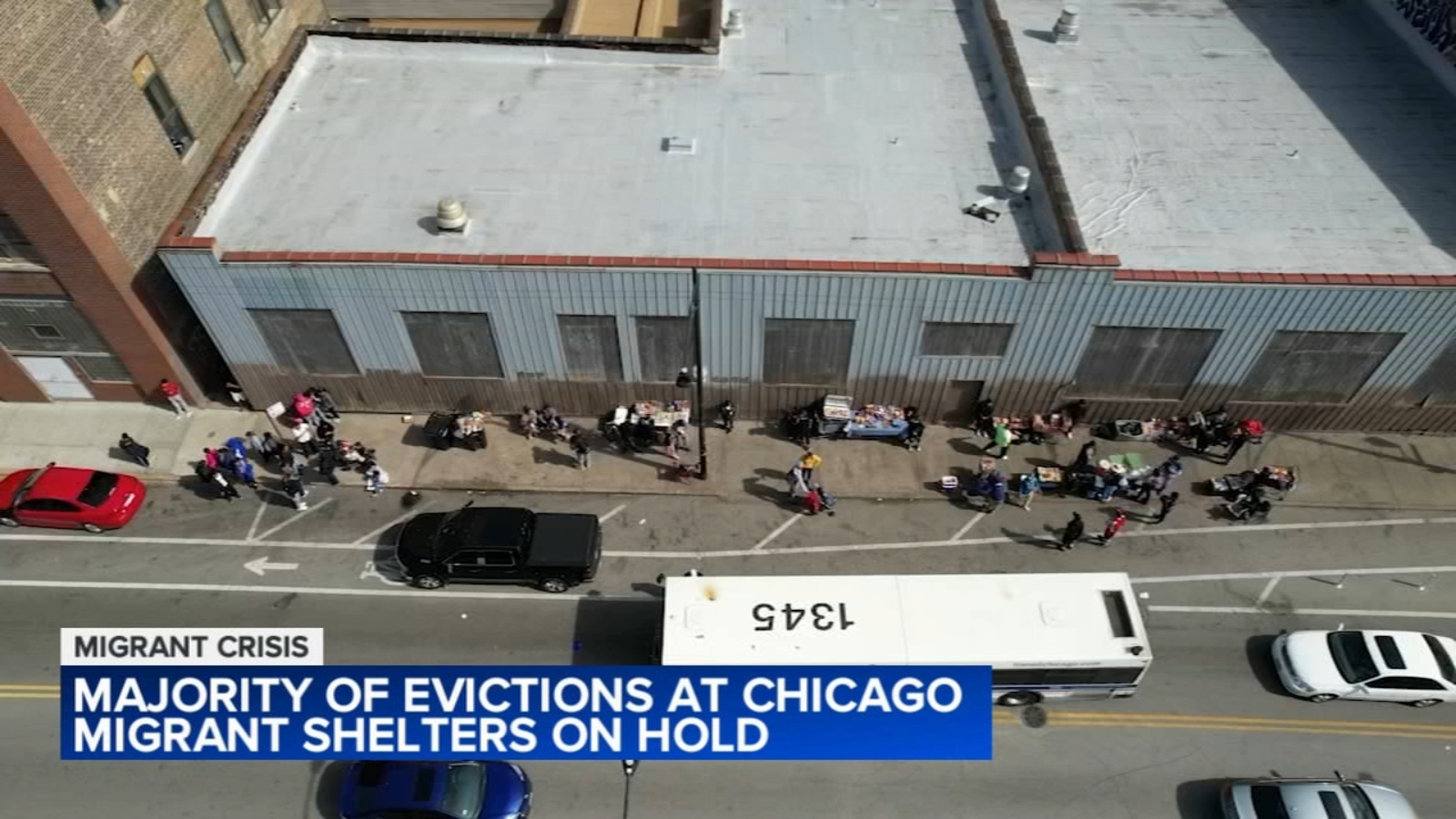 Chicago migrants: Majority of evictions at migrant shelters on hold as ...