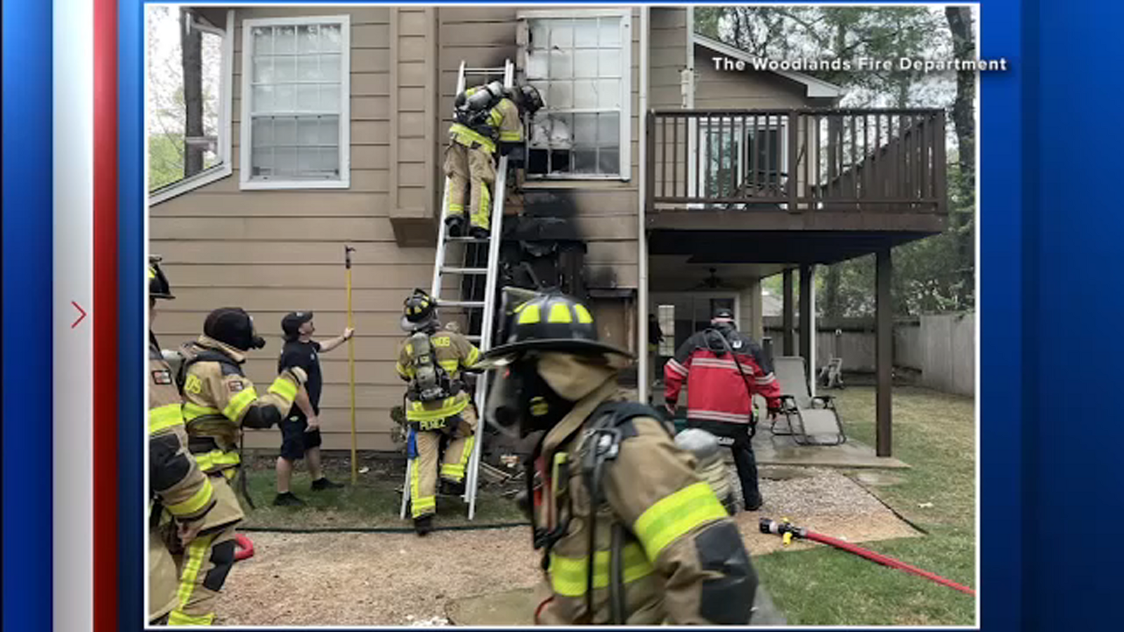 Meadow Star Court house fire: Woodlands Fire Department responds to ...