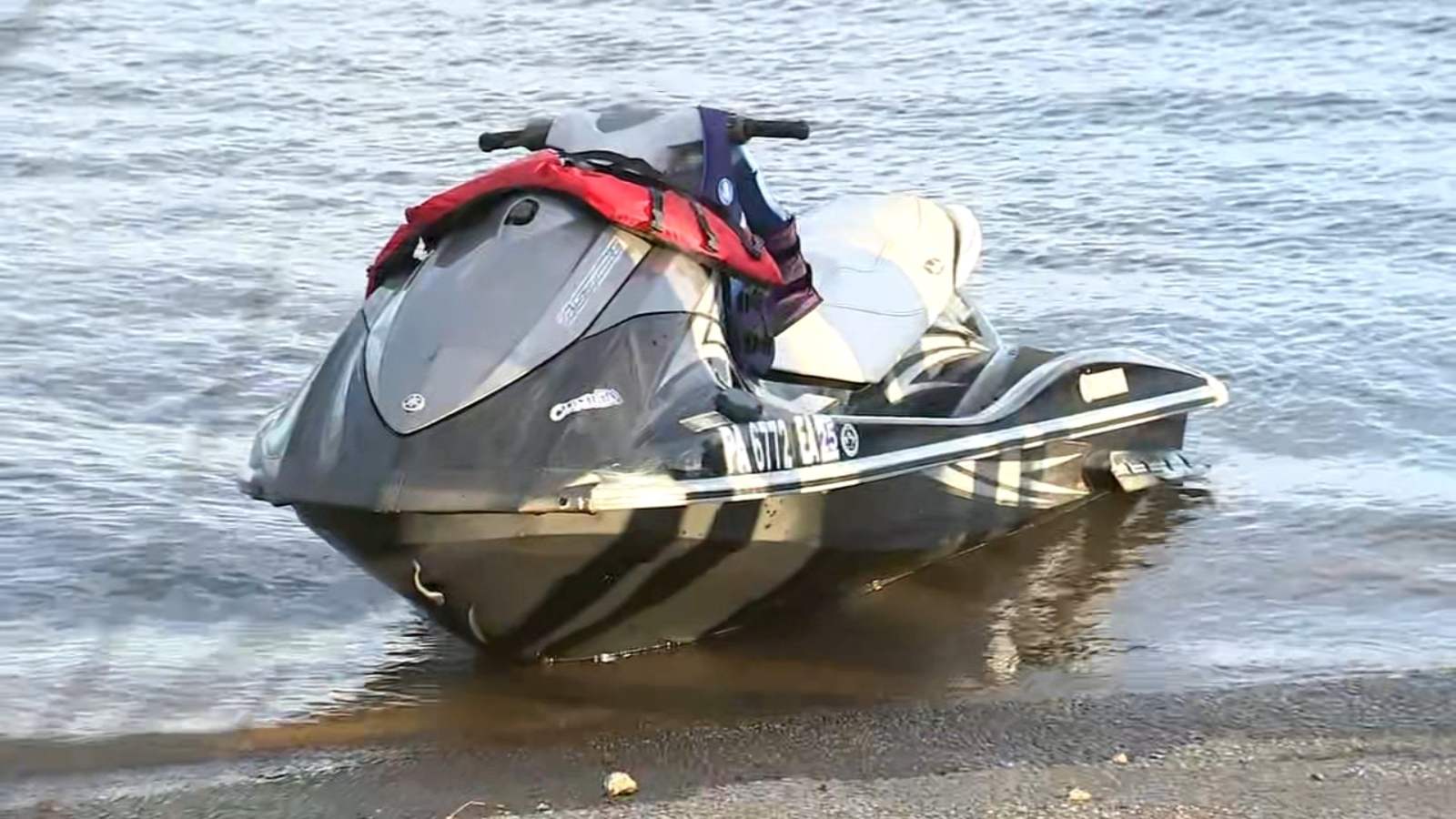 Woman rescued from Delaware River after falling off Jet Ski - 6abc ...