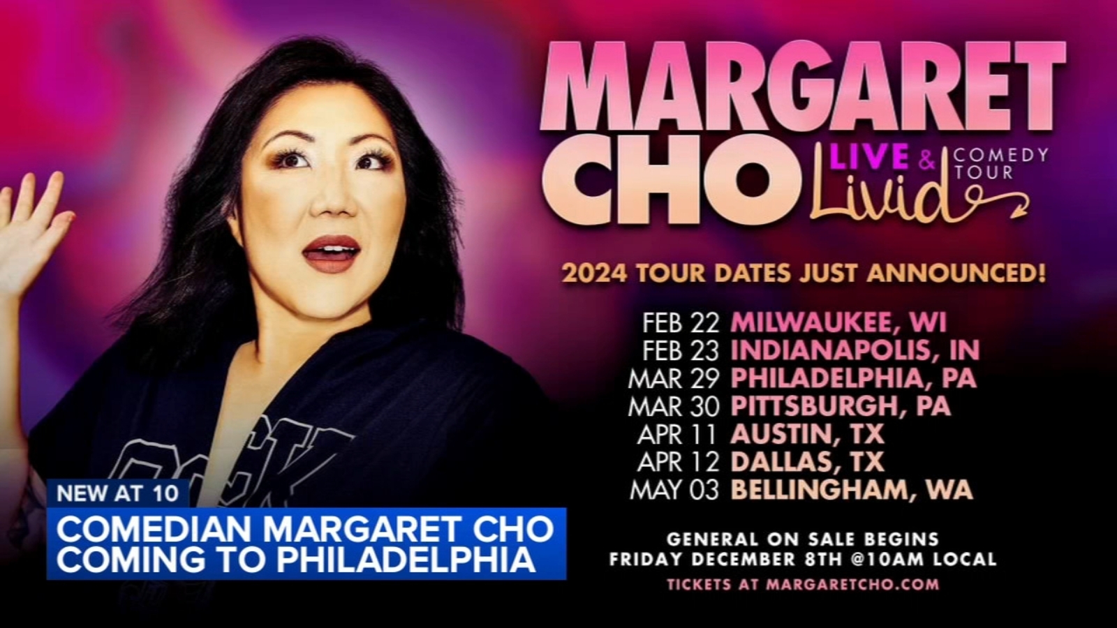 Comedian and actress Margaret Cho brings new 'Live and LIVID!' tour to ...