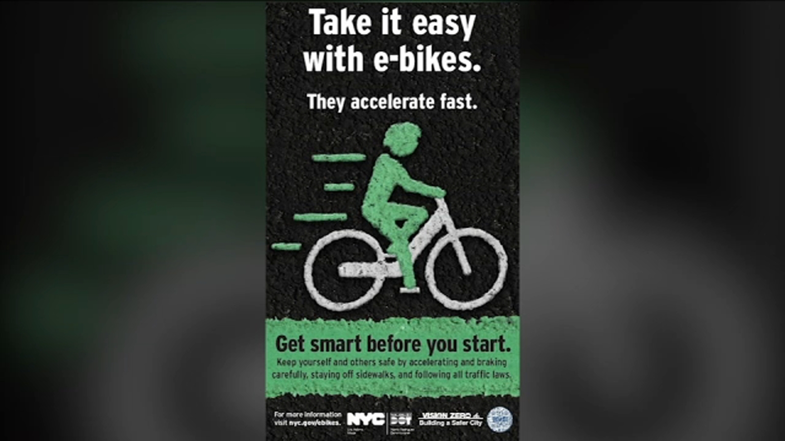 NYC DOT: E-bike safety campaign 'Get Smart Before You Start' kicks off in New York City - ABC7 ...