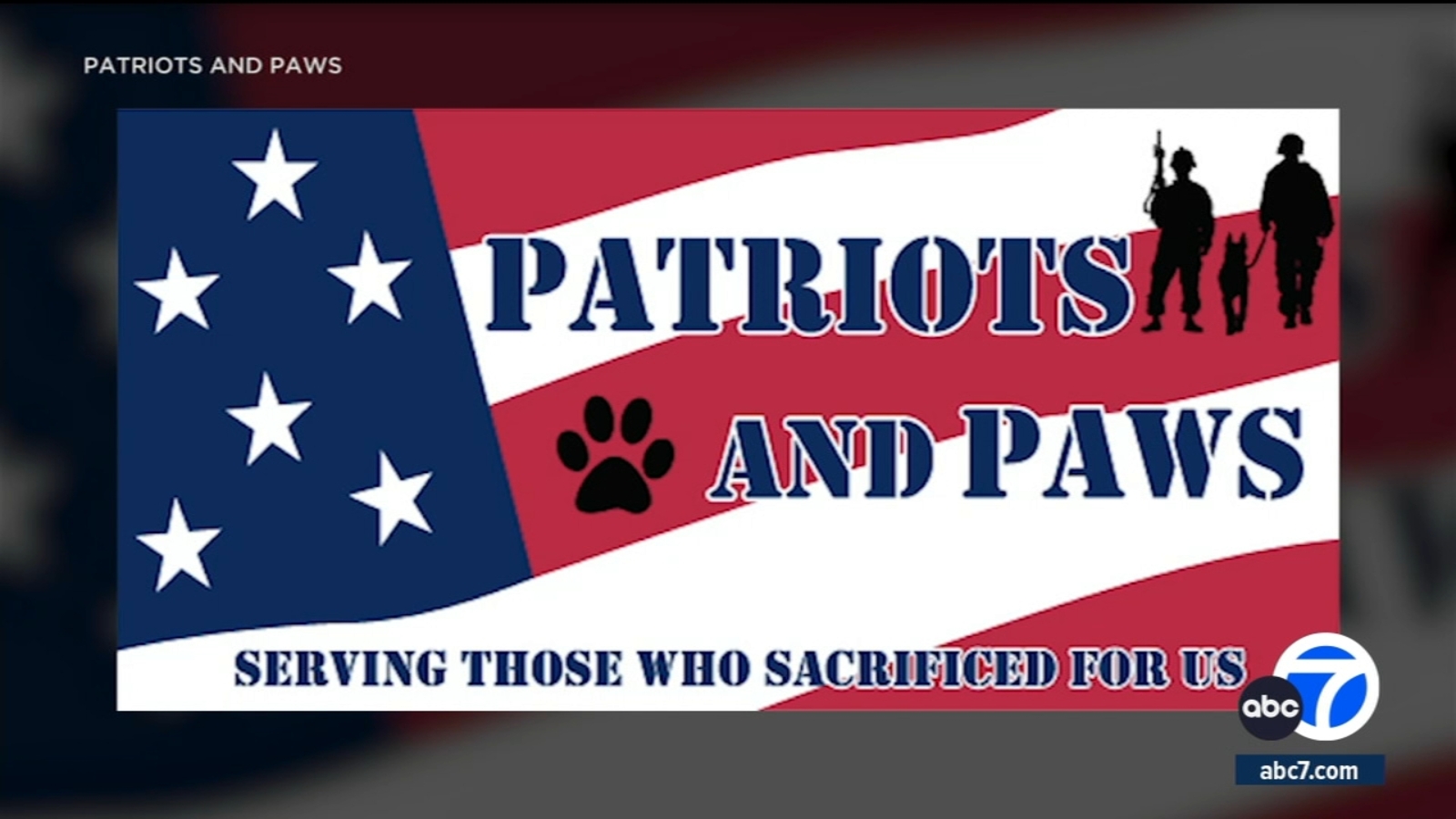 Patriots and Paws helps veterans and their pets - ABC7 Los Angeles