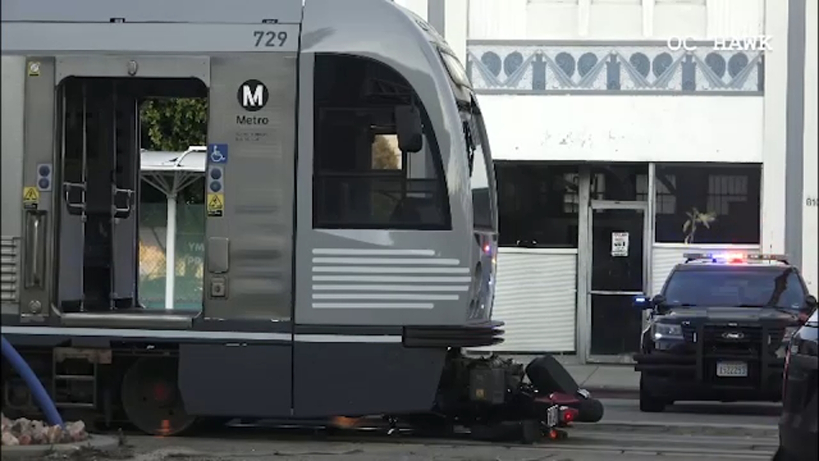 Motorcyclist killed in collision with Metro train in Long Beach - ABC7 ...