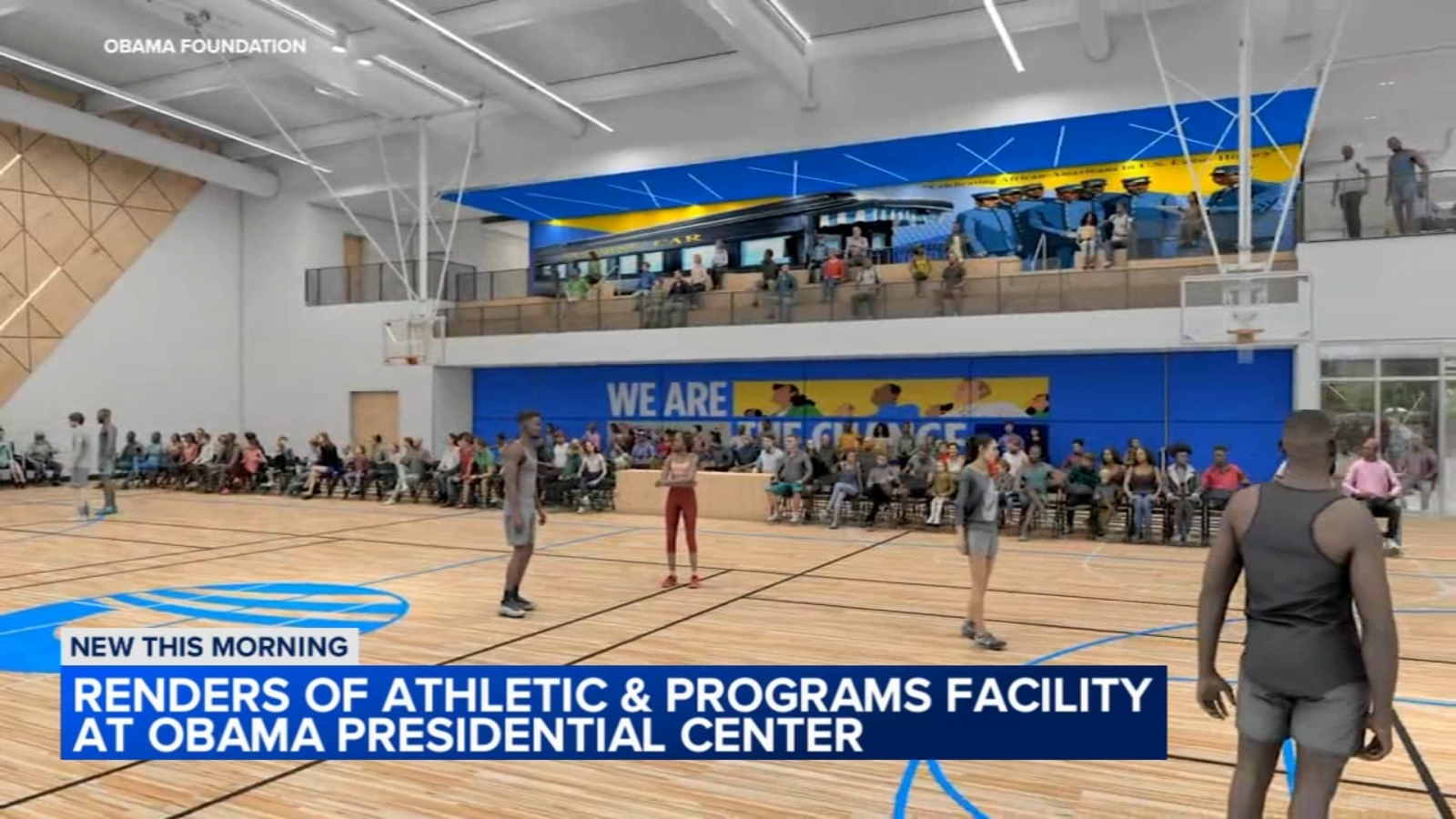 Renderings released of Obama Presidential Center's athletic and ...