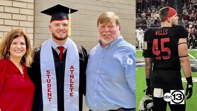 American Idol 2024: Spencer Wells, former University of Houston tight end from Pearland, TX ...