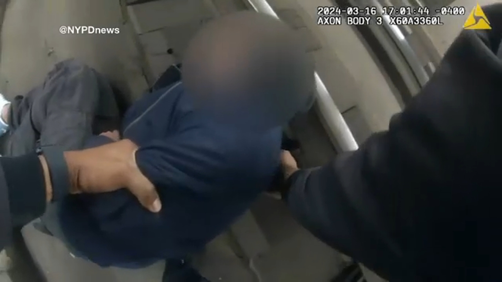 NYC subway rescue: Bodycam video shows NYPD officers save man who fell on tracks in Brooklyn ...