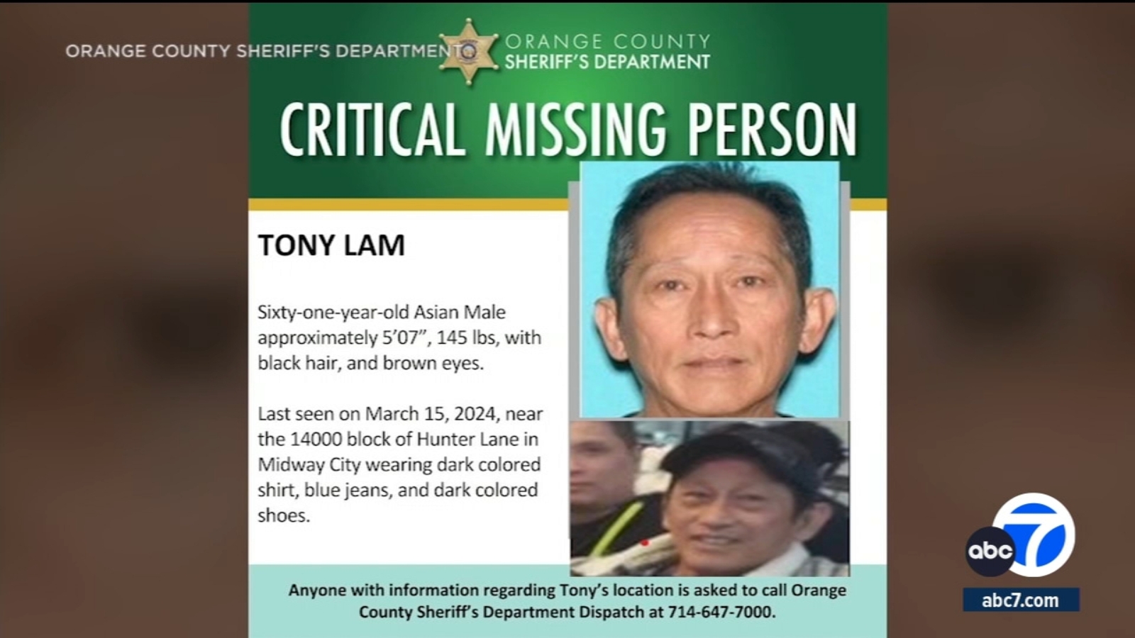 Orange County man Tony Lam remains missing after assault, kidnapping ...