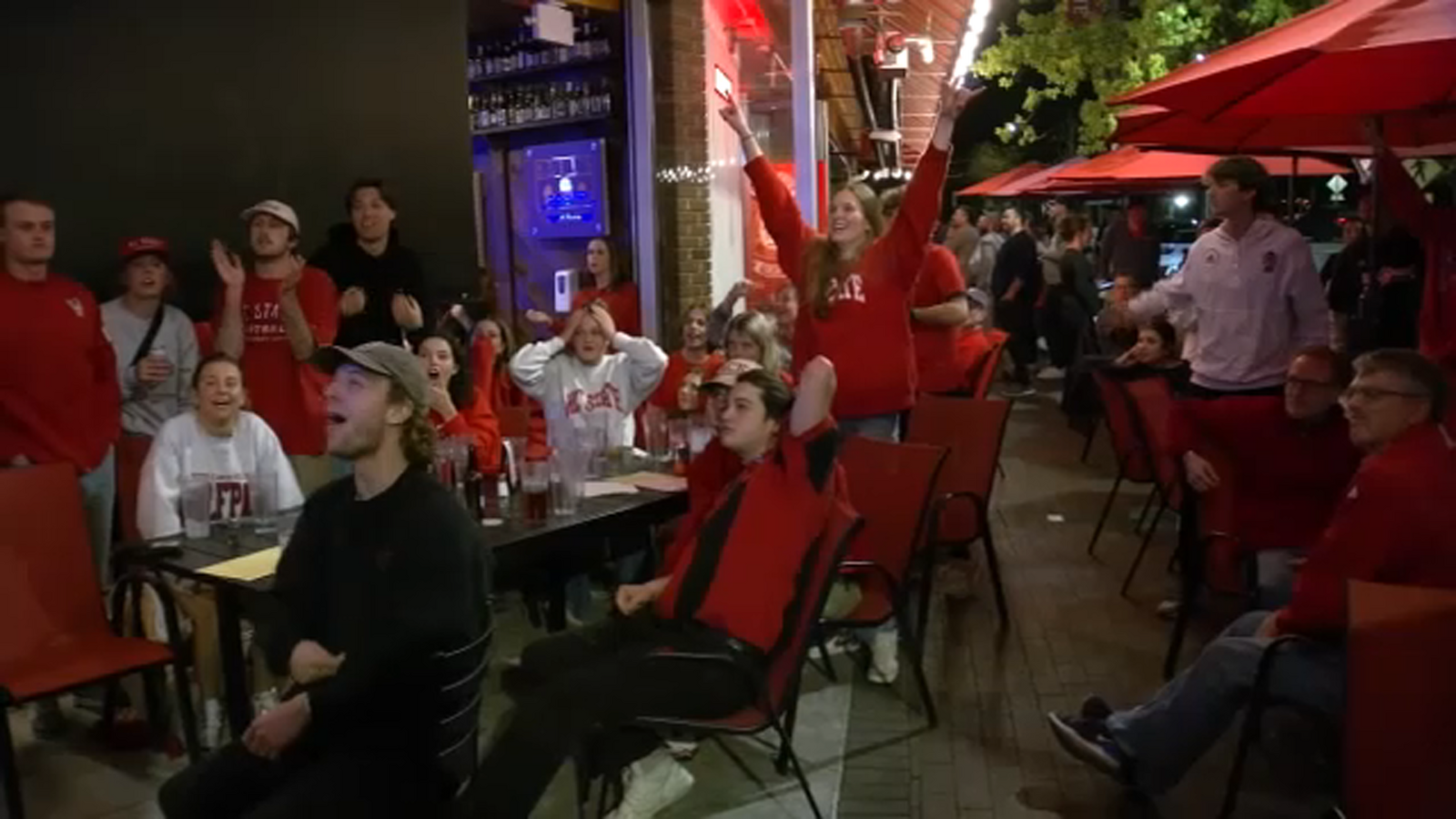 2024 NCAA Tournament | Wolfpack fans flying high as men, women both win ...