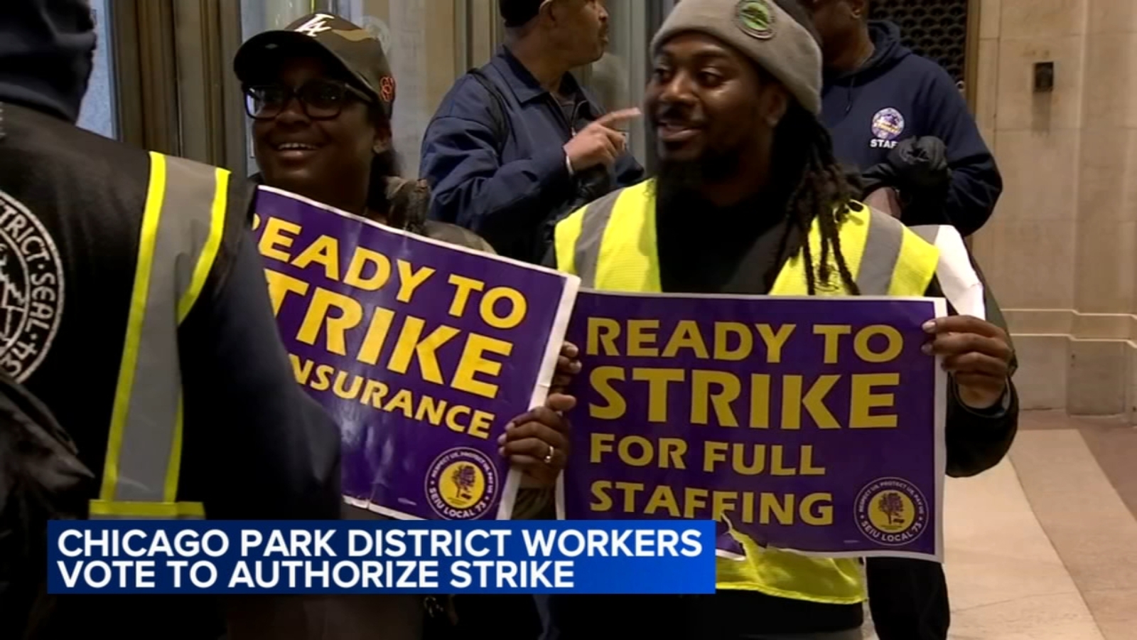 Chicago Park District employees with SEIU Local 73 vote to authorize ...
