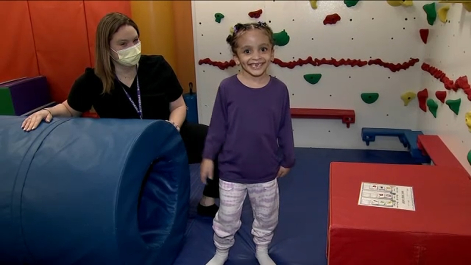 6-year-old brain tumor survivor making progress after being diagnosed a ...