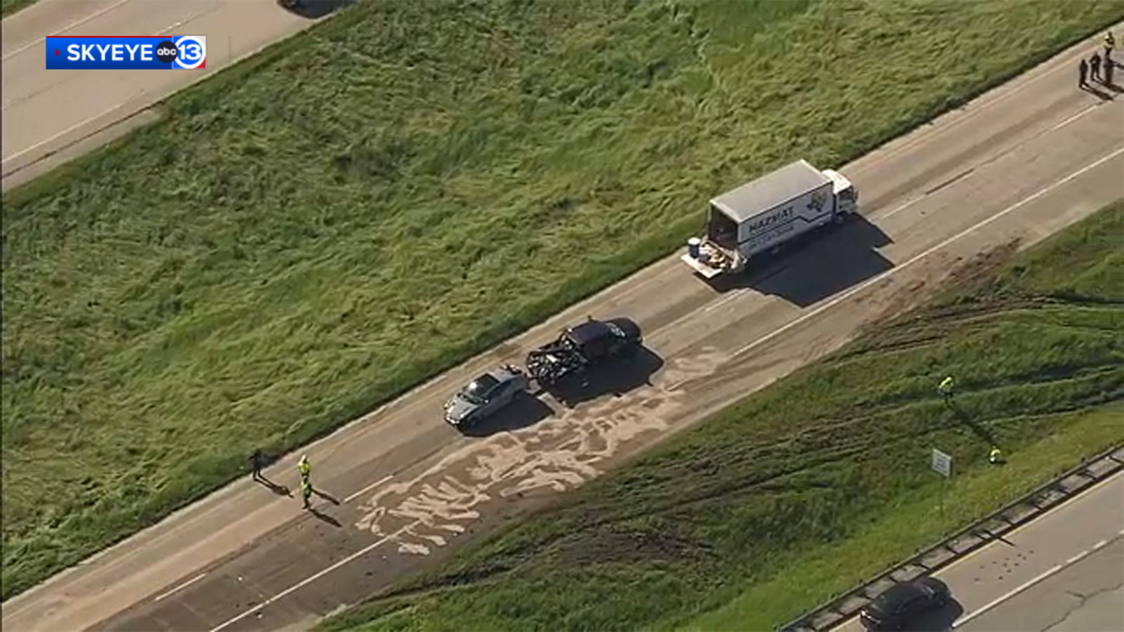 Over 100 gallons of diesel spill on US-90 after car loses control, hits ...