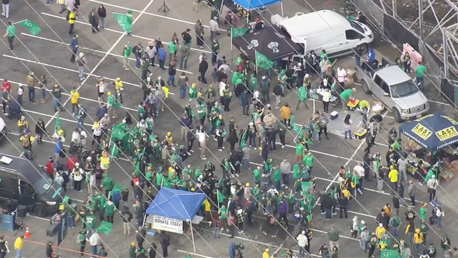 Summer of Boycott: Oakland A's fans protest season opener tailgate ...