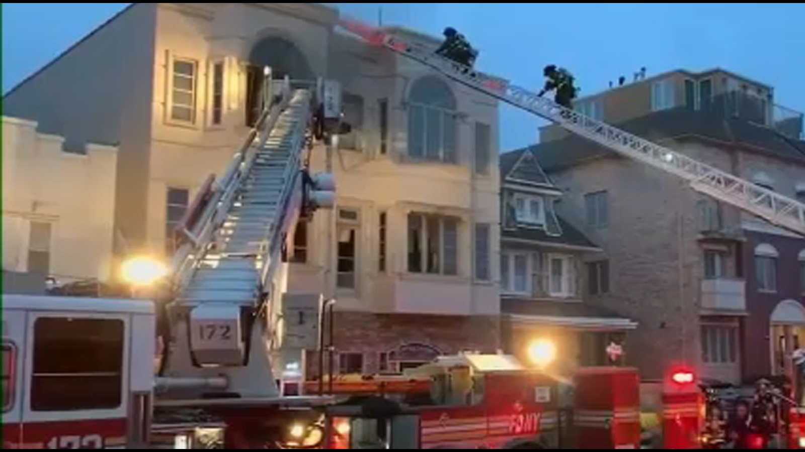Brooklyn fire: Rabbi and family overcome after fire at Maplewood ...