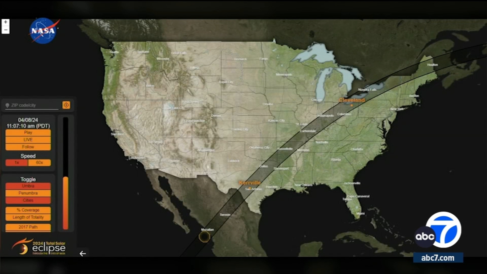 Un mapa interactivo de la NASA muestra las mejores horas y lugares para ...