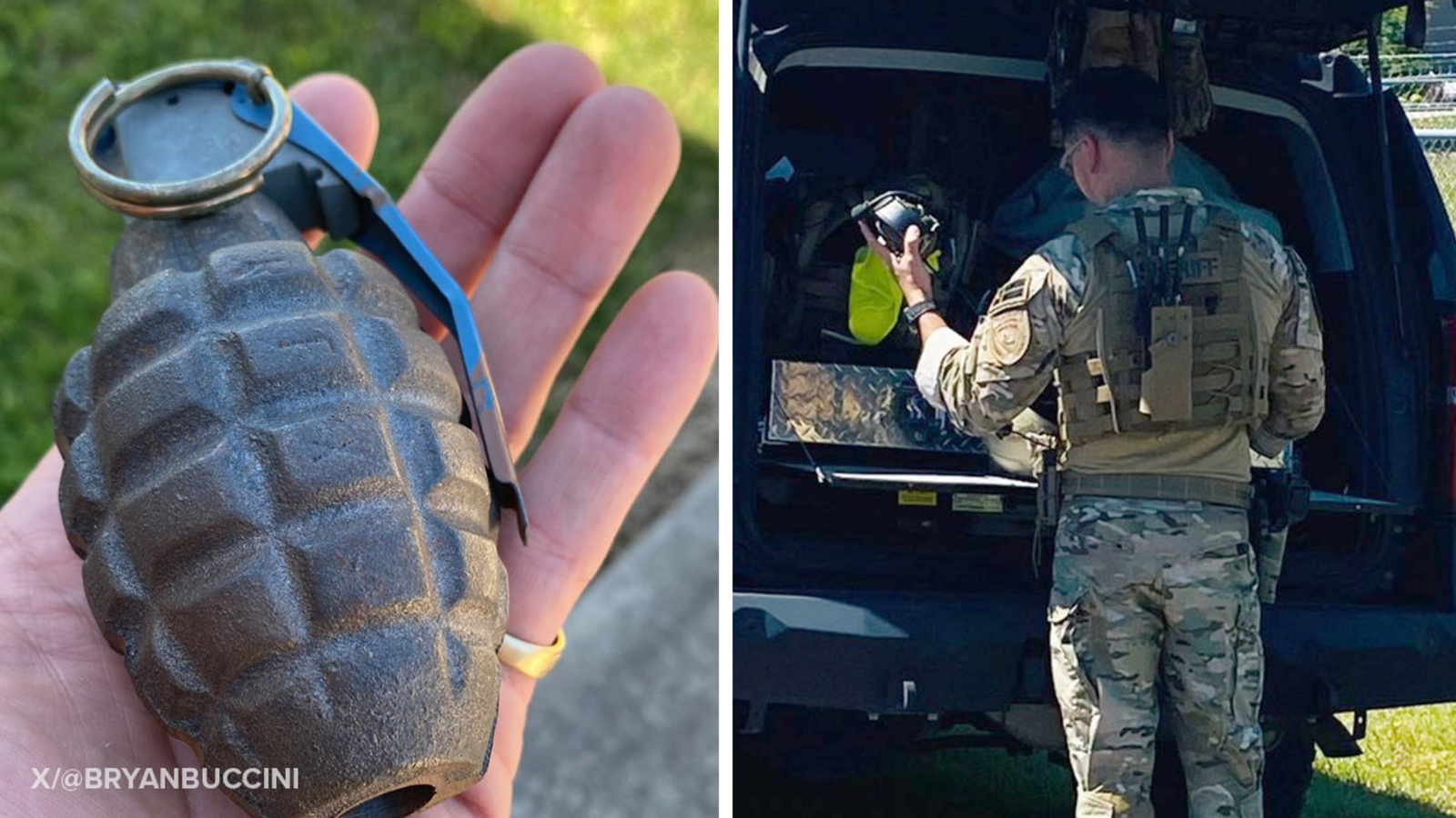 Cypress, Texas, grenade: Harris County Sheriff's Office Bomb Unit ...