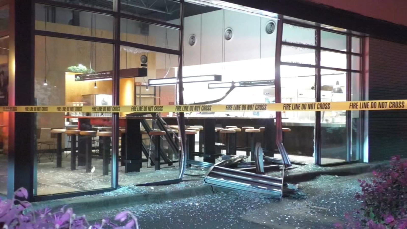 Chipotle crash | Multiple people injured after car crashes into ...