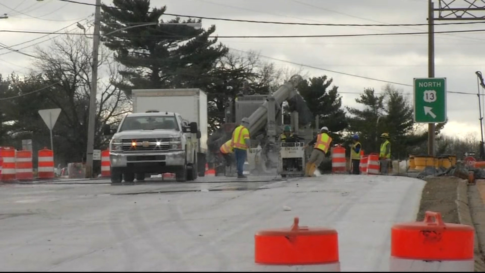 Route 13 South in Delaware closed between New Sweden Street and I-495 ...