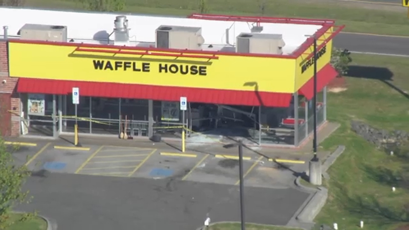 Car crashes into Waffle House in Granville County - ABC11 Raleigh-Durham