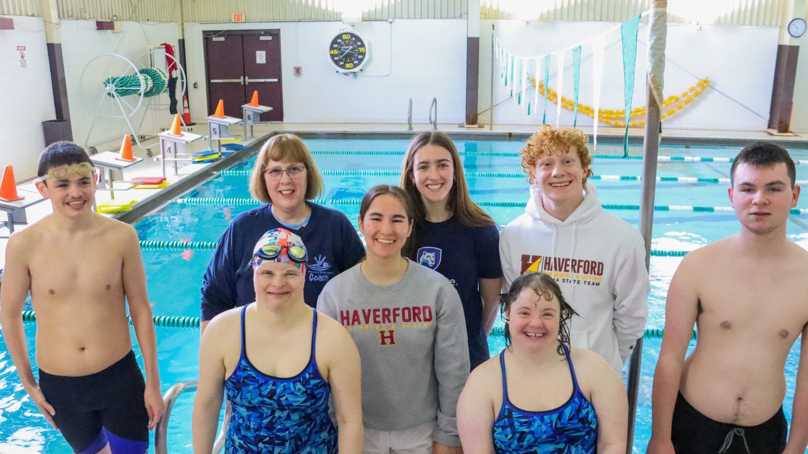 Delco teens make a big splash as volunteer coaches for Special Olympics ...