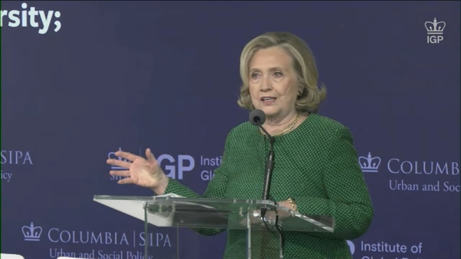 Hillary Clinton attends IGP Women's Initiative in support of improved ...
