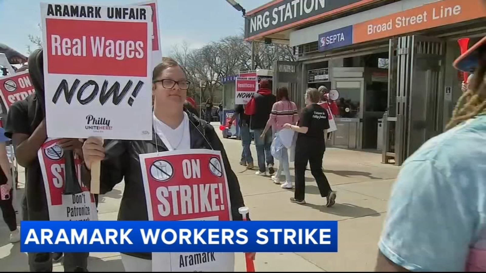 Aramark Philadelphia workers at Wells Fargo Center go on strike ahead ...