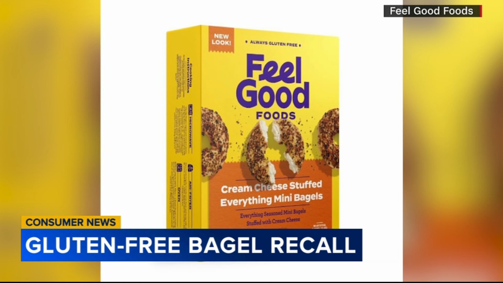 Feel Good Foods voluntarily recalls gluten-free bagels - 6abc Philadelphia