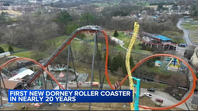 Sneak peek of the Iron Menace, Dorney Park's 1st coaster in 19 years ...