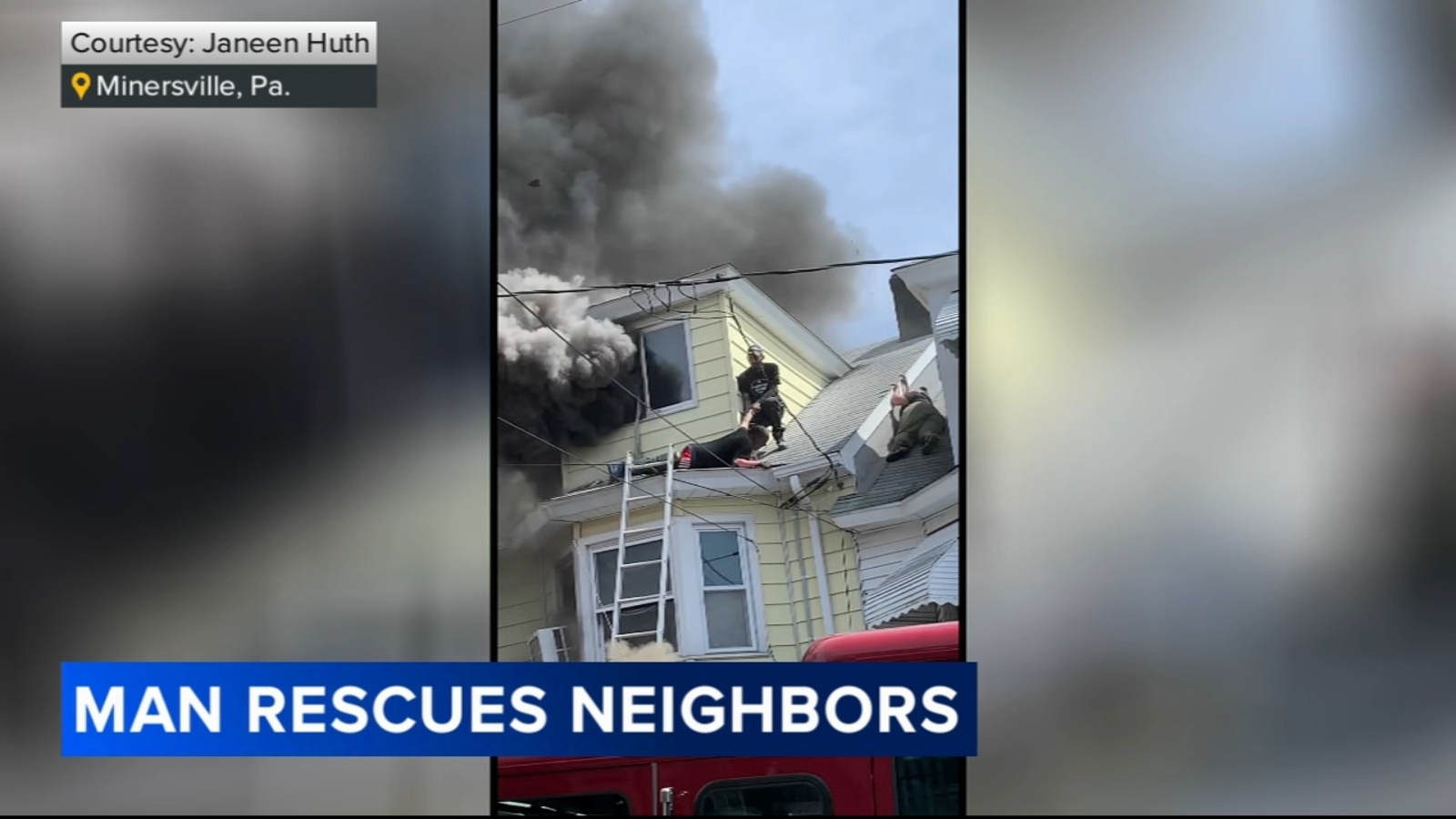 Man runs into burning home to rescue neighbors in Schuylkill County ...