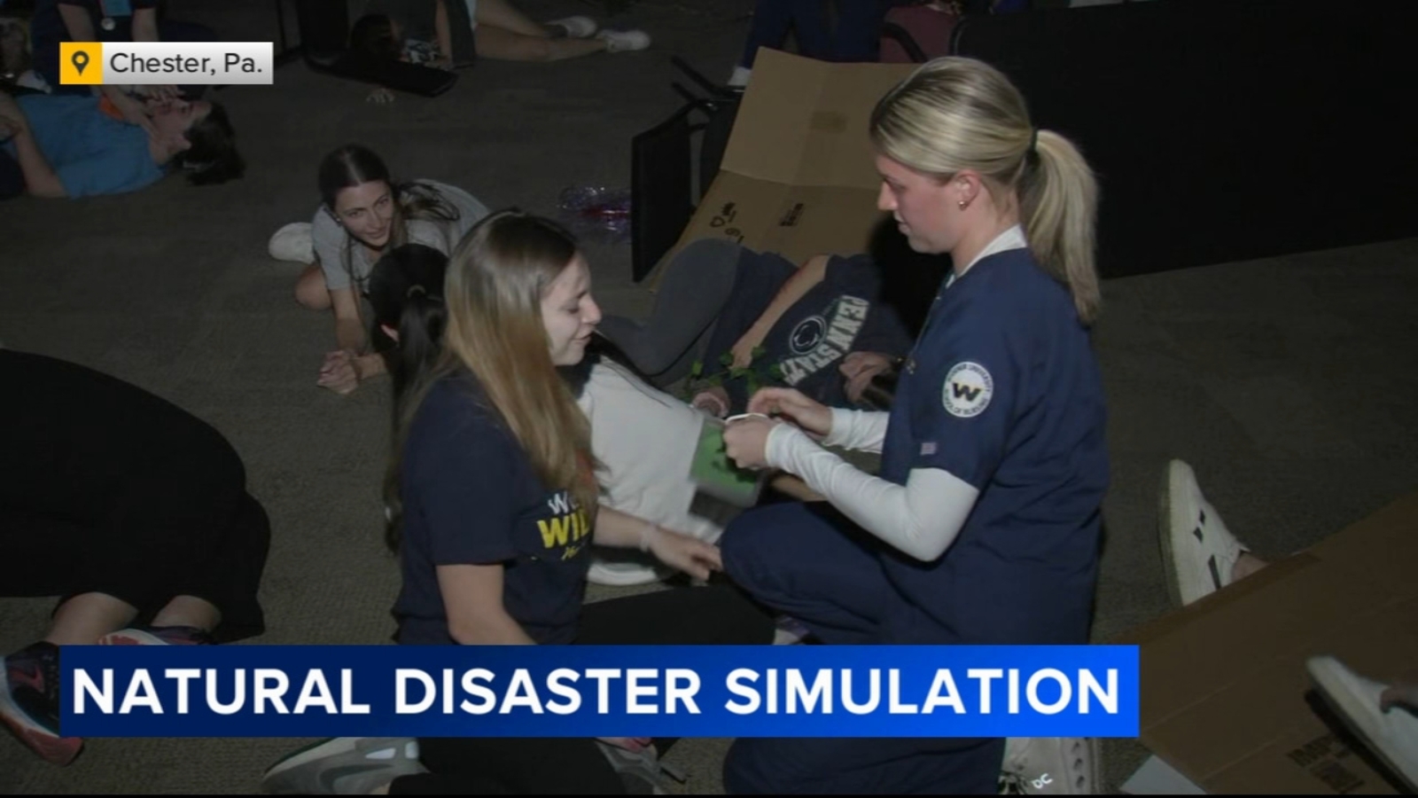Widener University nursing students test emergency response in natural ...