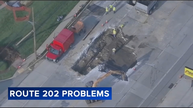 Route 202 reopened: All lanes open again in King of Prussia after crews ...