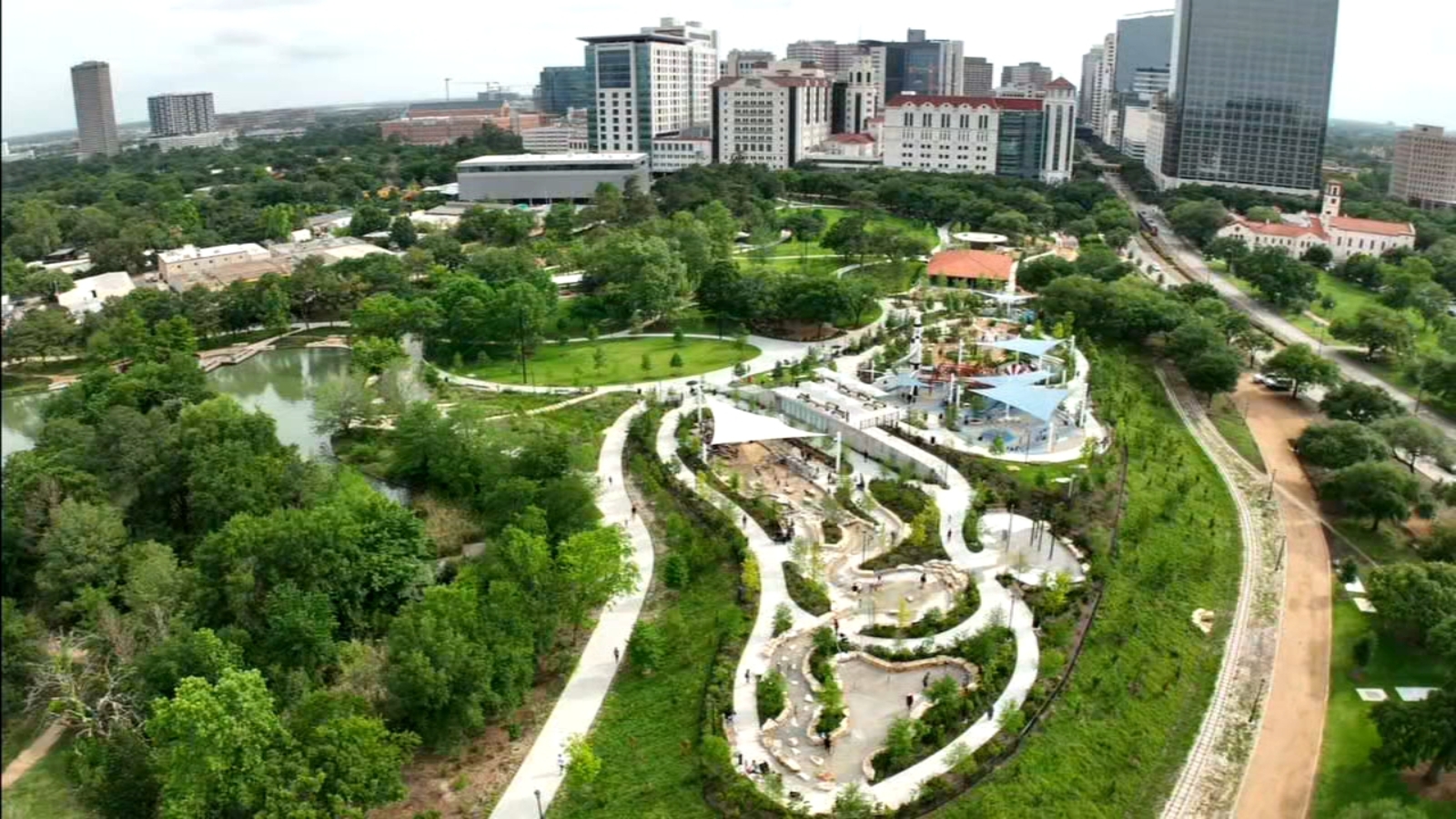 Hermann Park Officially Opens Newly Renovated Area Near Fannin And Cambridge Once Known For Drug